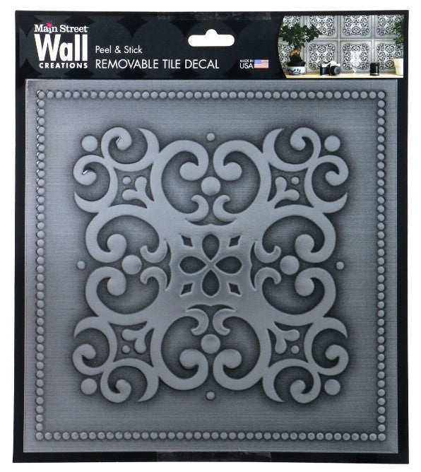 332928 - Aged Pewter Emblem Tile 8.5x9.75 inch – Tov Lev Wholesale