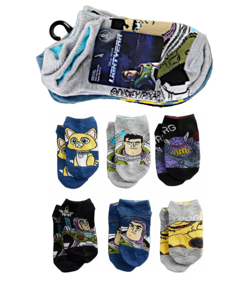 437K-M - Lightyear 6pk Socks-Medium – Tov Lev Wholesale