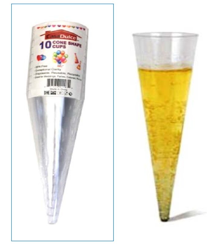 DP1167 - Cone Shape Cup- 10 pk – Tov Lev Wholesale